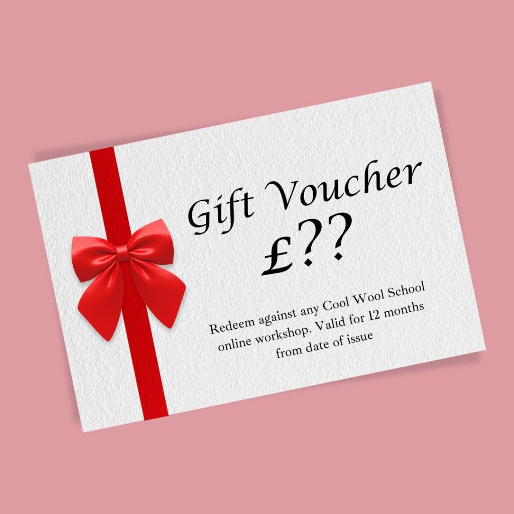 Cool Wool Workshop Gift Vouchers - Cool Wool Designs