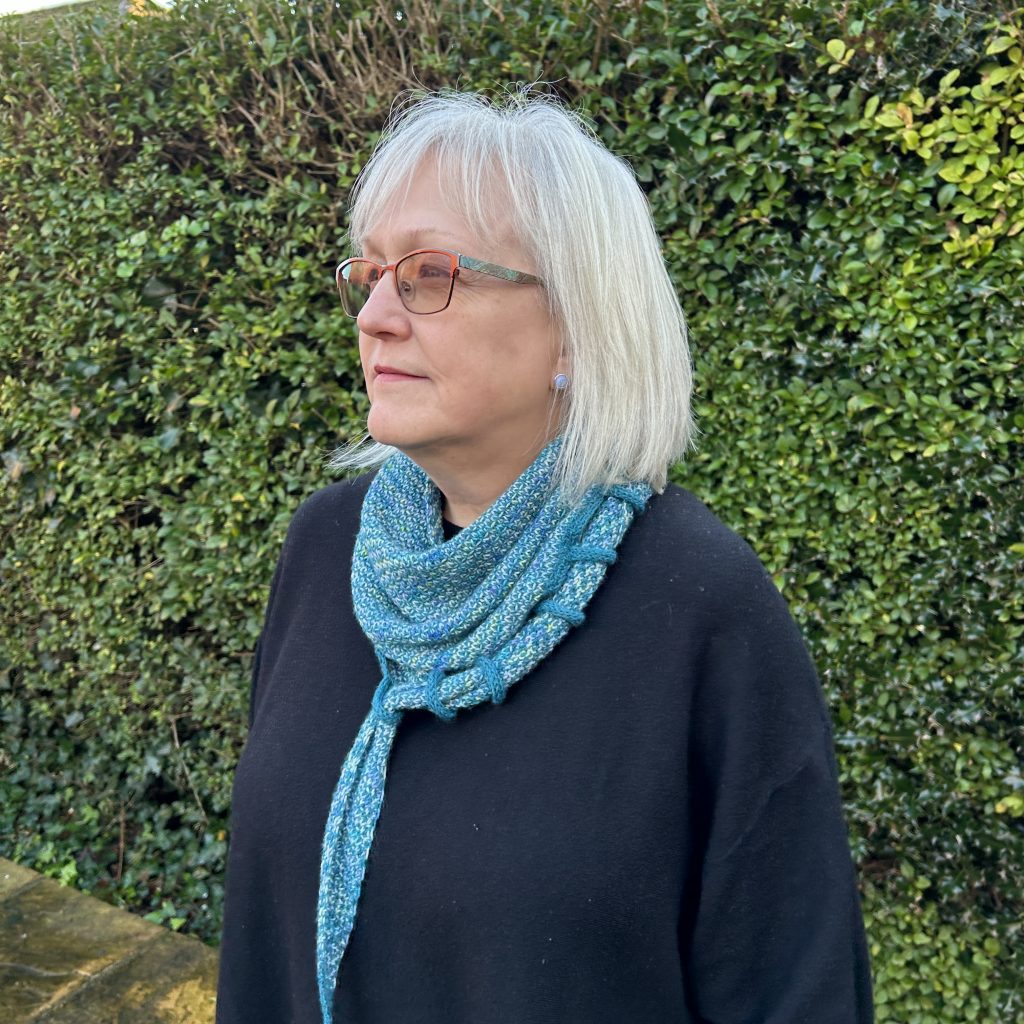 Slip into Spring Knitted Shawl Pattern - Cool Wool Designs